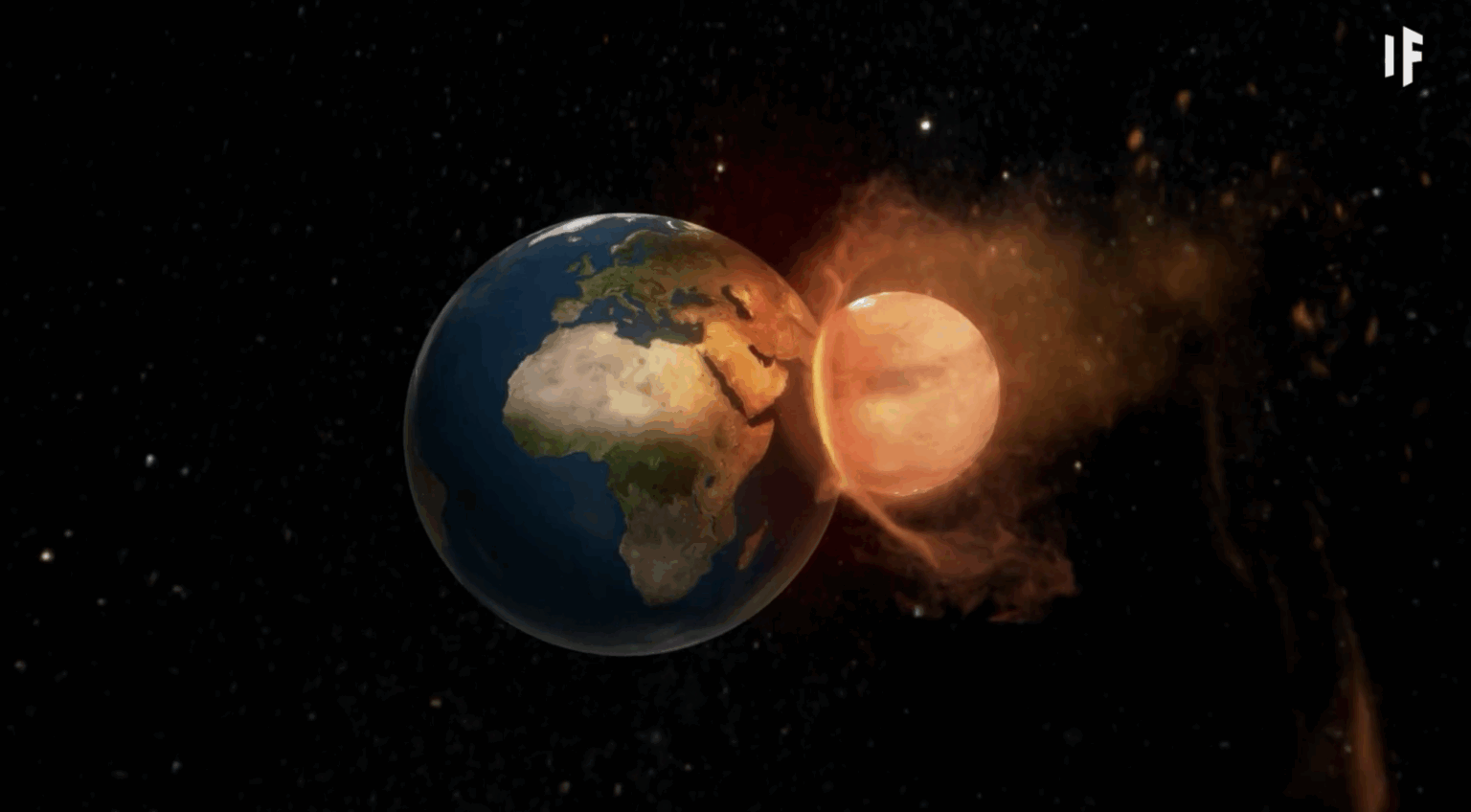 6 Stages of Earth’s Destruction If Mars Collided With Our Planet | What ...